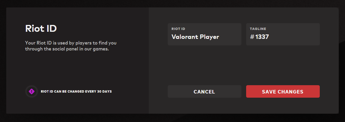 How to change your name in Valorant , Guide for changing your nickname